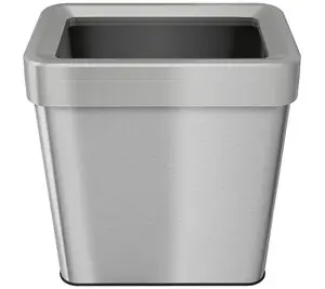ITOUCHLESS 16-gallon Rectangular Open-top Trash Can