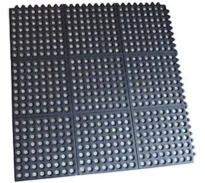 AMERIHOME Buffalo Tools 3 X 3 Foot Interlocking Rubber Ma Ts 4 Pack