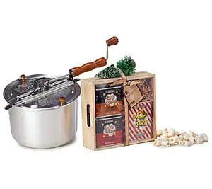 WABASH VALLEY FARMS Vintage Whirley Pop & Retro Popcorn Set - One-color