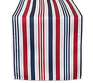 DESIGN IMPORTS Patriotic Outdoor Table Runner 1 4' X 108 - One-color