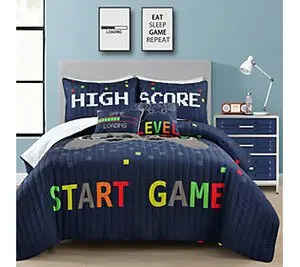LUSH DECOR Video Games 5pc Full/queen Quilt Set Lush De Cor - One-color