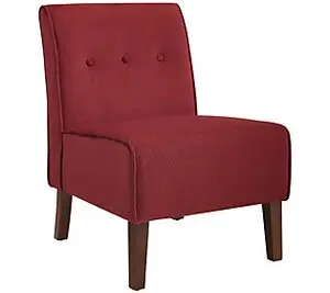LINON Home Chelsea Decorative Accent Chair With Button Details - One-color