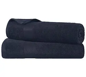 SUPERIOR Egyptian Cotton 2-piece Absorbent Bath Sheet Set - One-color