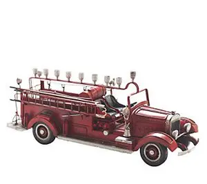 COPA JUDAICA Old-time Fire Wagon Menorah