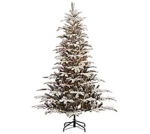 PULEO INTERNATIONAL 7.5' Arctic Fir Flocked Tre E - One-color