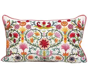 C&F HOME Carol & Frank Pippa Decorative Embroidered Pill Ow - One-color