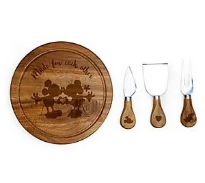 PICNIC TIME Disney Mickey & Minnie Acacia Bri E Cheese Board - One-color
