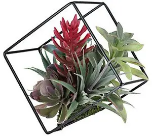 NORTHLIGHT 7' Artificial Succulent Arrangement N Wire Frame