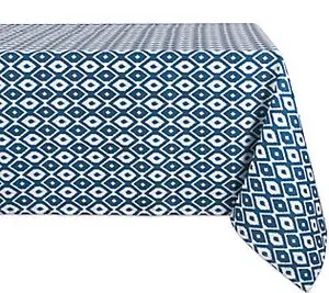 DESIGN IMPORTS Ikat Outdoor Tablecloth 60' X 84 - One-color