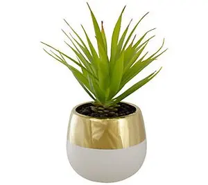 NORTHLIGHT 7' Potted Green Artificial Sword Gra S Plant - One-color