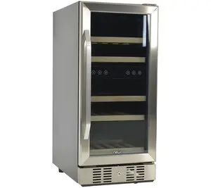 NEWAIR Wine Cooler Builtin Dual Zone 29 Bottle Tainless Steel - Silver