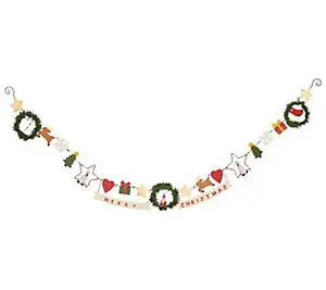 GALLERIE II Clap Saddle Christmas Garland - One-color