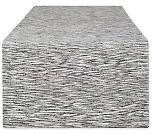 DESIGN IMPORTS 14x108' Recycled Cotton Slubby R Ib Table Runner - One-color