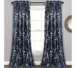LUSH DECOR Devonia Room Darkening 52'x95' Window Panel Set By
