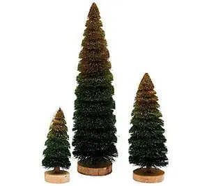 GALLERIE II Ombre Tree Set Of 3 Figure - One-color