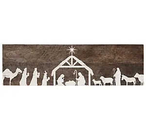 SINCERE SURROUNDINGS Nativity Wall Art - One-color