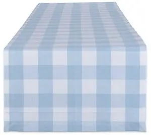 DESIGN IMPORTS 14' X 108' Buffalo Check Table R Unner - One-color