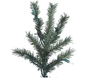 VICKERMAN 6' Natural Bark Alpine Artificial Chr Stmas Tree, Ww