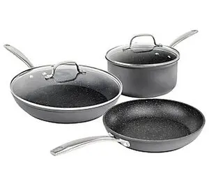 GRANITESTONE Pro 5 Piece Nonstick Cookware Set - One-color