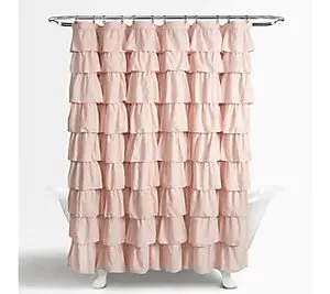 LUSH DECOR Ruffle 72' X 72' Shower Curtain By