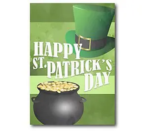 COURTSIDE MARKET Happy Saint Patrick's Day 12x1 8 Canvas - One-color