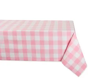 DESIGN IMPORTS Buffalo Check Tablecloth 52' X 5 2 - One-color
