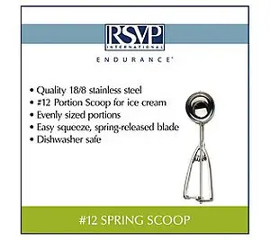 RSVP Spring Release Ice Cream Scoop