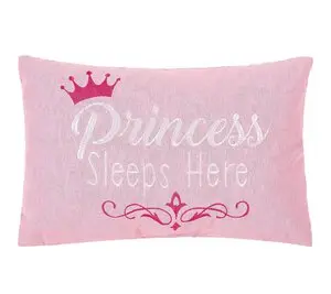 C&F HOME Princess Sleeps Here Pillow - One-color