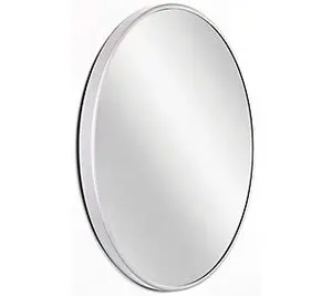 INFINITY Instruments 21' Wall Mirror, Matte Sil Er Frame