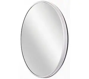INFINITY Instruments 21' Wall Mirror, Matte Sil Er Frame
