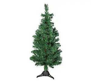 NORTHLIGHT Dak Pre-lit Fiber Optic Spiral Pine Christmas T Ree - One-color