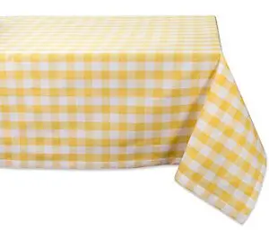 DESIGN IMPORTS Checkers Tablecloth 52' X 52 - One-color