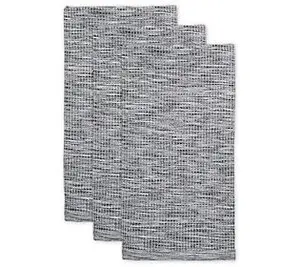 DESIGN IMPORTS 20x30' Set Of 3 Recycled Cotton Itchen Towels - One-color