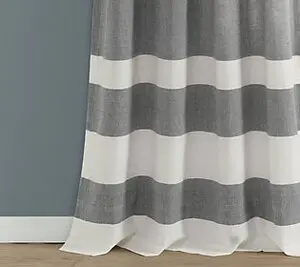 LUSH DECOR Cape Cod Stripe Cotton 40' X 84' Window Panels