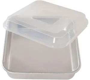 NORDICWARE 9' X 9' Square Cake Pan With Lid - One-color
