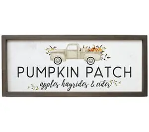 SINCERE SURROUNDINGS Pumpkin Patch Framed Wall Art - One-color