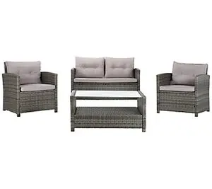 SAFAVIEH Vellor 4-pc Living Set By - One-color