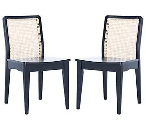 SAFAVIEH Benicio Rattan Dining Chair, Set Of 2 - One-color