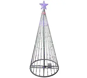 NORTHLIGHT Led Lighted Show Cone Christmas Tree Outdoor Decor - One-color