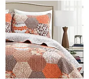 LUSH DECOR Briley 3-piece King Quilt Set By
