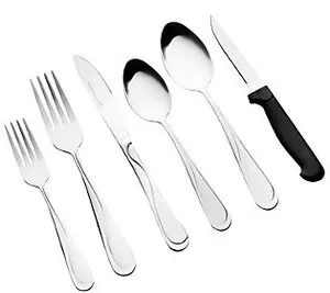 Gibson Home Trillium Plus 24-piece Flatware Set - One-color