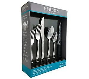 Gibson Home Trillium Plus 24-piece Flatware Set