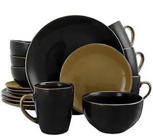 ELAMA Grand Collection 16-piece Dinnerware Set - One-color