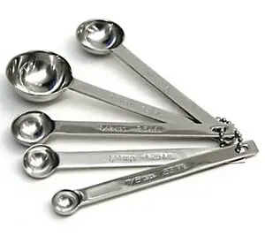 RSVP Set Of 5 Measuring Spoons - One-color