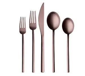 MEPRA Cutlery Set 5-piece Due Ice Bronze - One-color