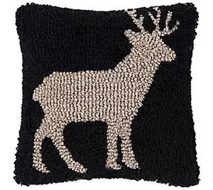 C&F HOME Deer Hooked Pillow - One-color
