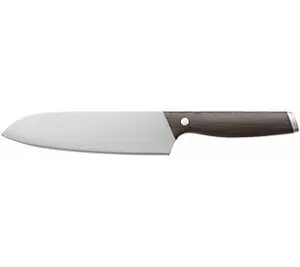 BERGHOFF Rosewood 7' Stainless Steel Santoku Kn Ife - Silver