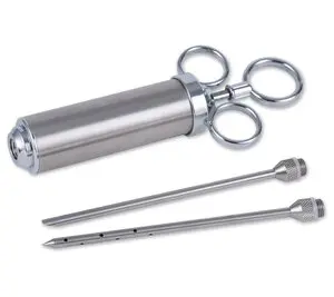 RSVP Stainless Steel Marinade Injector Set - Silver