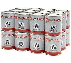 REAL FLAME Gel Fuel 13-oz Cans 24 Pack - One-color