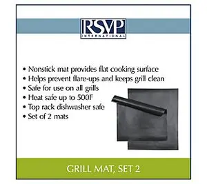 RSVP Set Of 2 Grill Mats